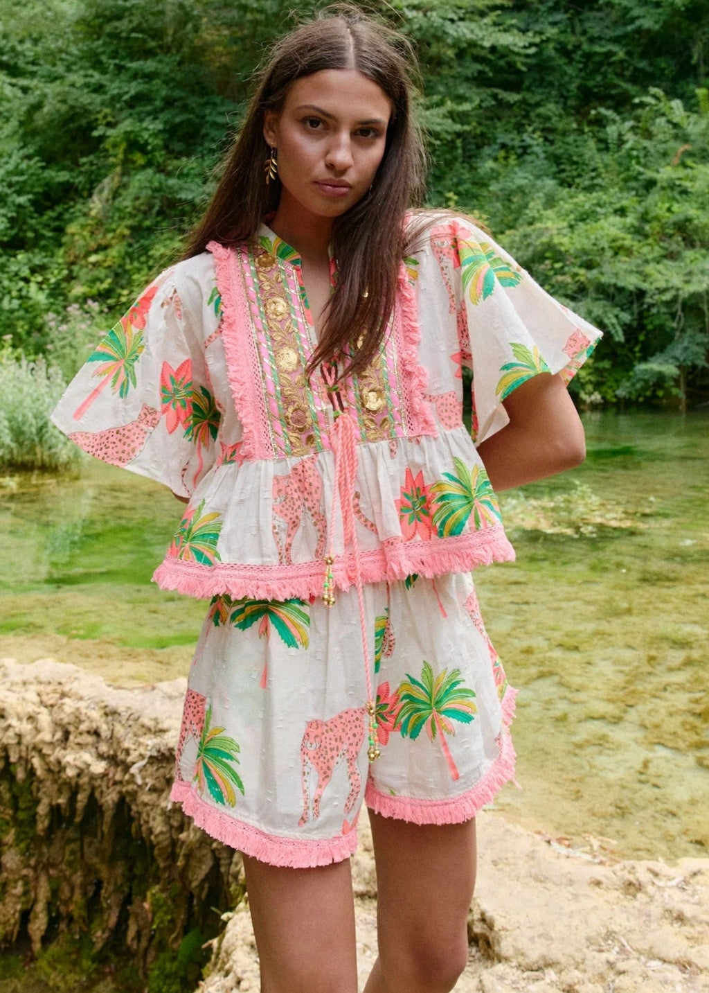 Print Top and Shorts Set Namibia – OutDazl