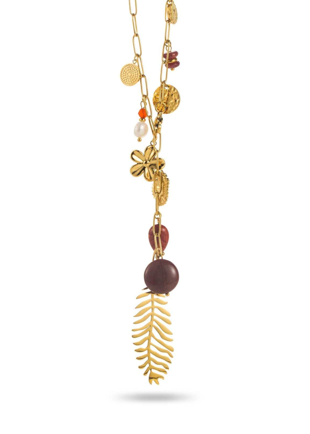 Multi Charm Chain Necklace – OutDazl