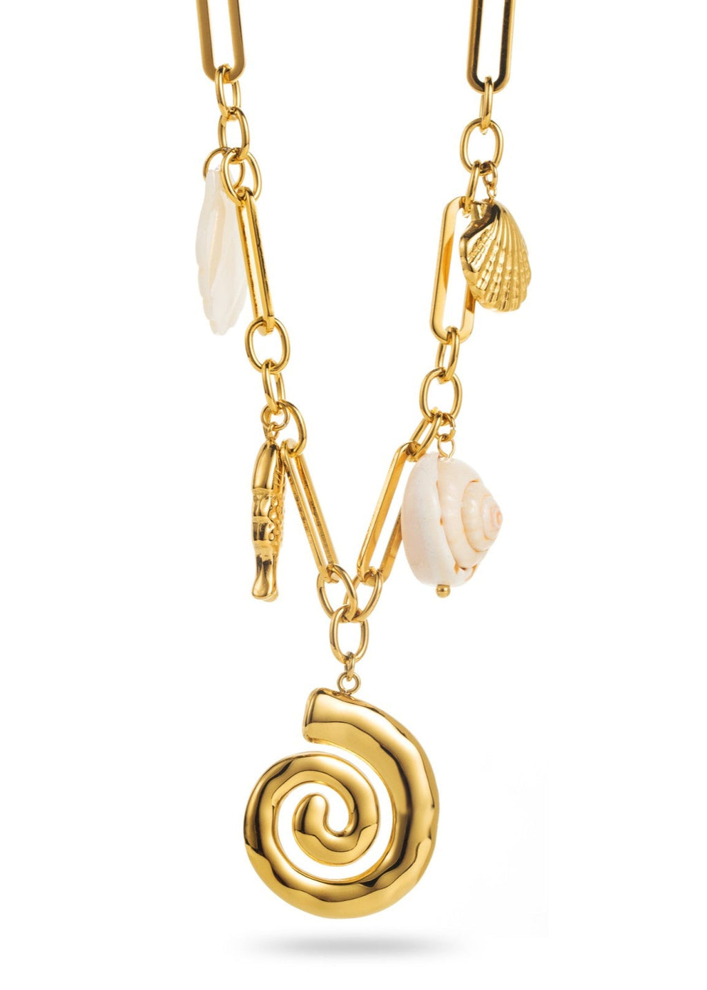 Multi Charm Chain Necklace – OutDazl